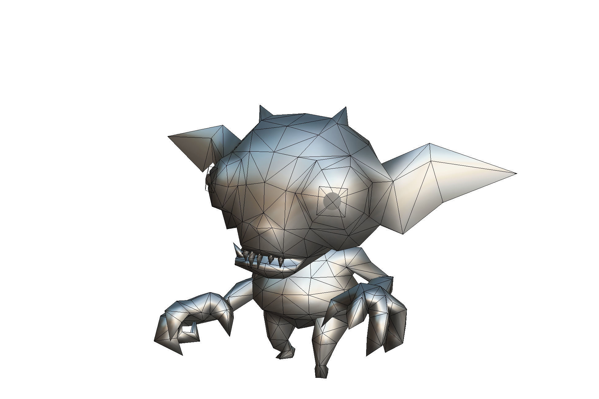 3D model Demon Imp - Low Poly Hand Painted VR / AR / low-poly rigged ...