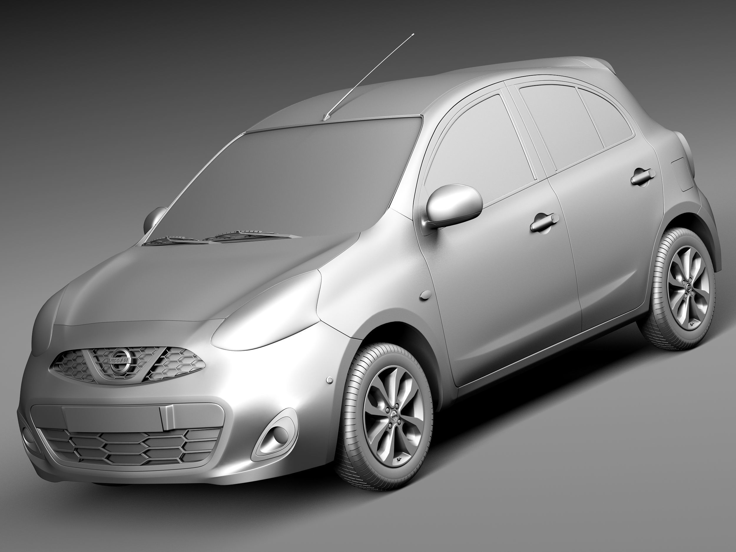 Nissan Micra 2014 3D model | CGTrader