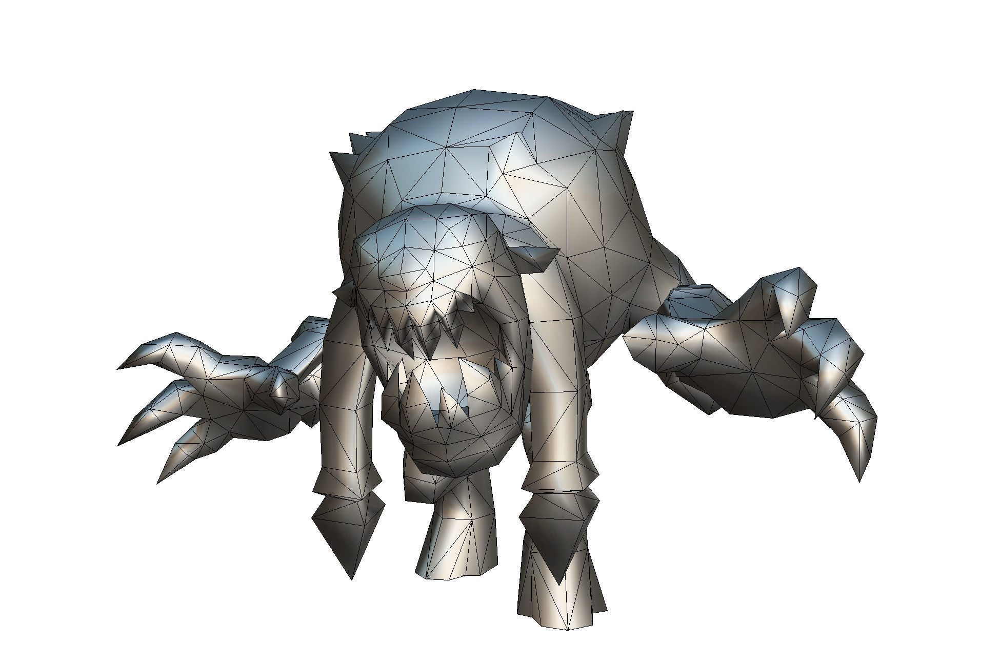 3D model Demon Living Bomb - Low Poly Hand Painted VR / AR / low-poly ...