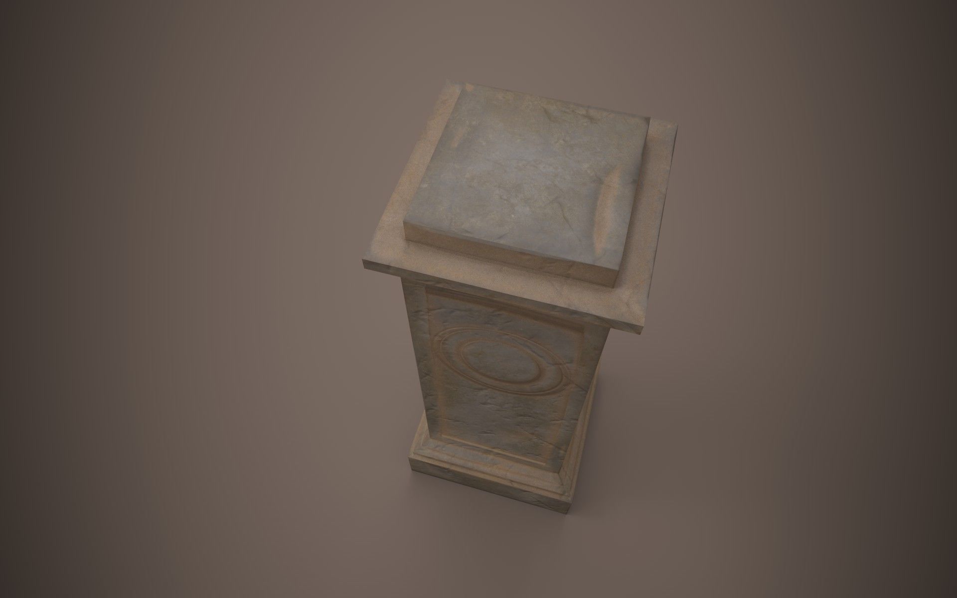 Greek pedestal free VR / AR / low-poly 3D model | CGTrader