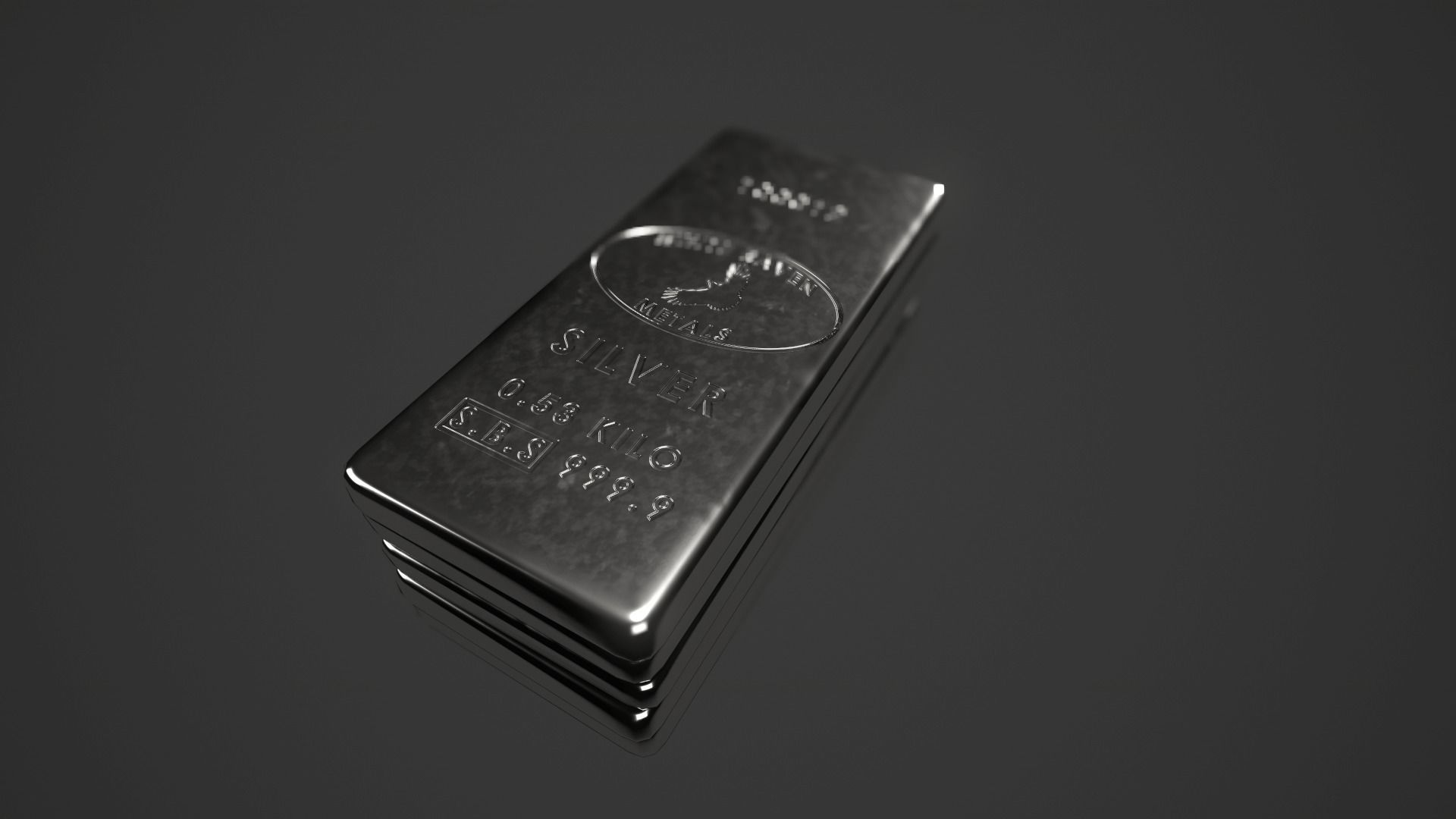 3D model Precious Metal Ingot Set VR / AR / low-poly | CGTrader