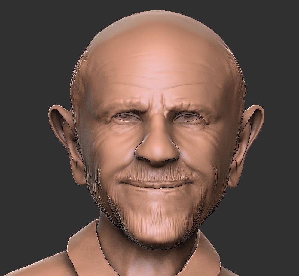JACQUE FRESCO 3D model 3D printable | CGTrader