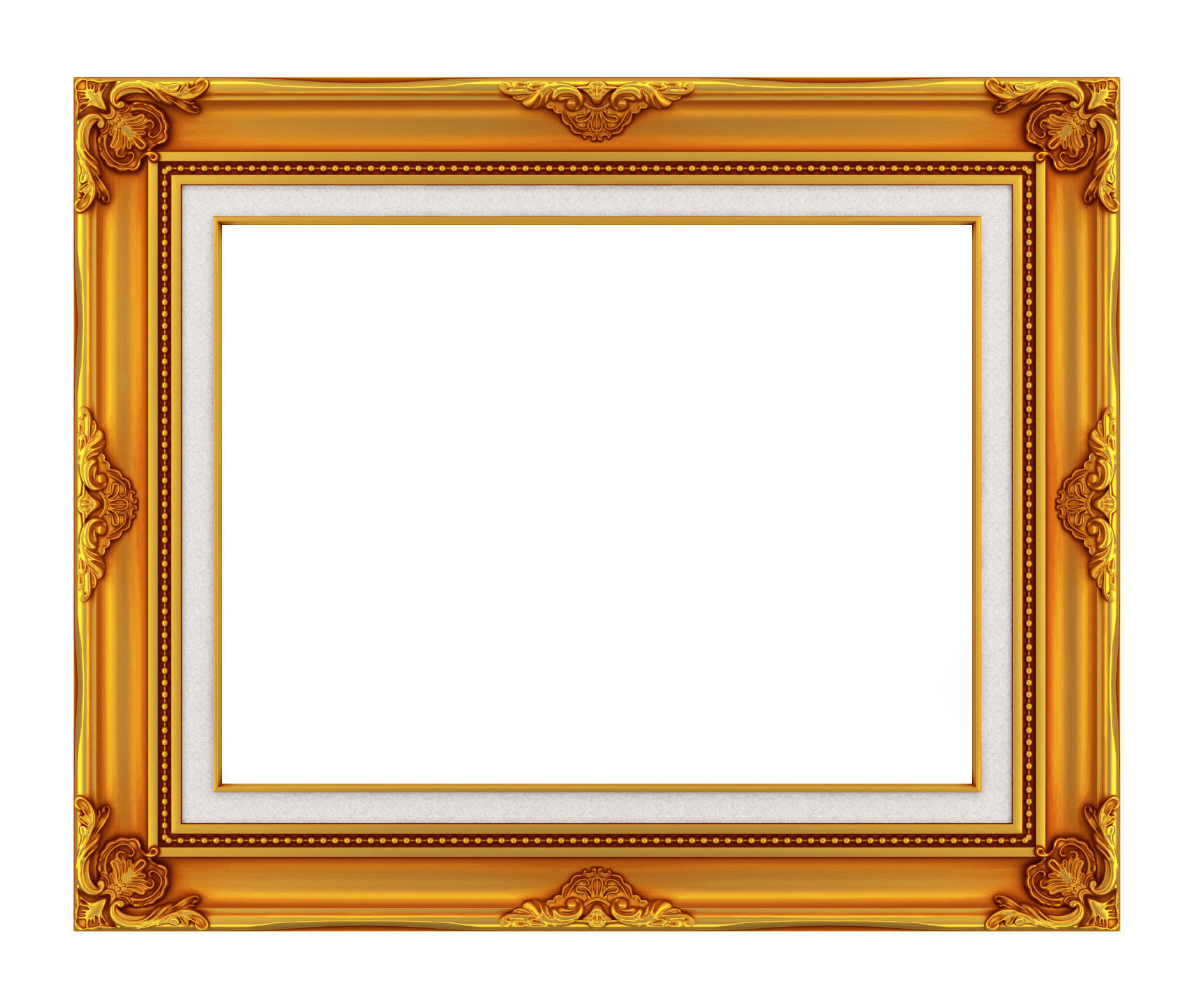 Collection of 3d models Frame picture gold v1 3D model | CGTrader