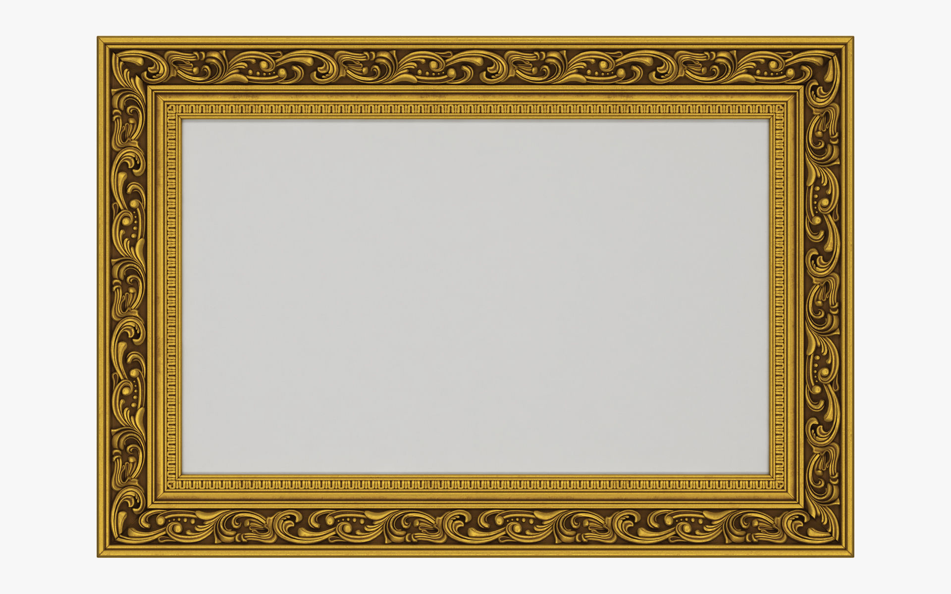 Collection of 3d models Frame picture gold v1 3D model | CGTrader