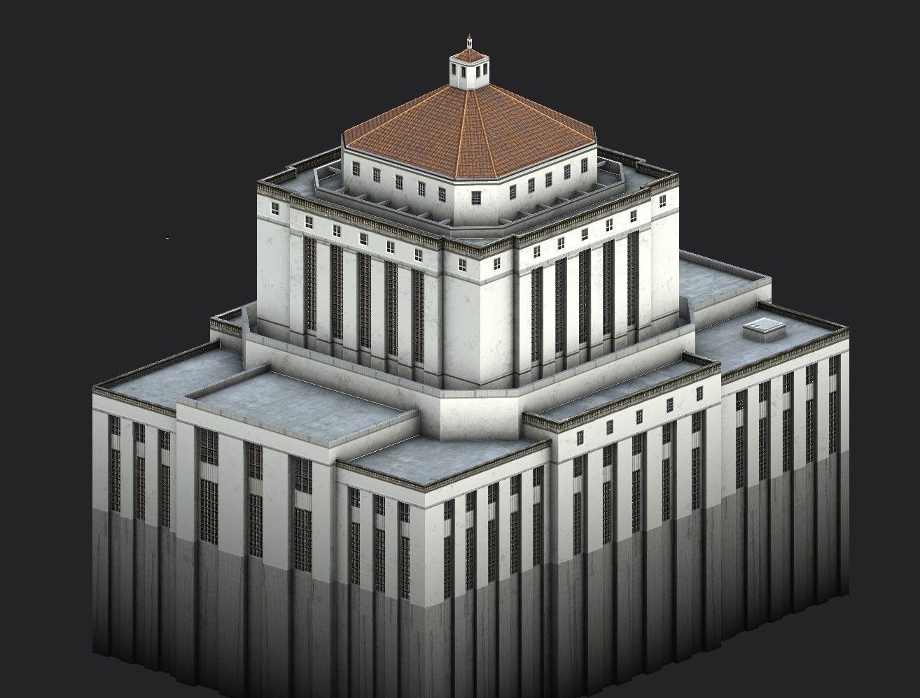 3D model Alameda County Courthouse VR / AR / low-poly | CGTrader
