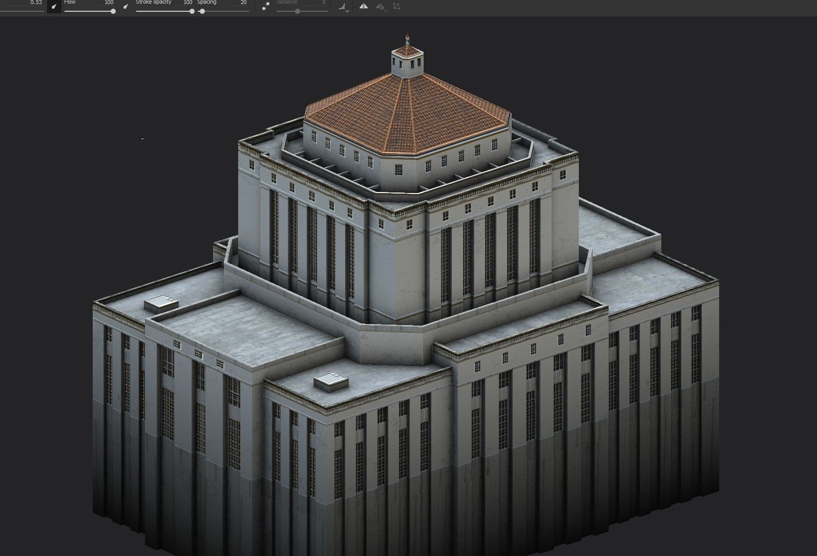 3D model Alameda County Courthouse VR / AR / low-poly | CGTrader