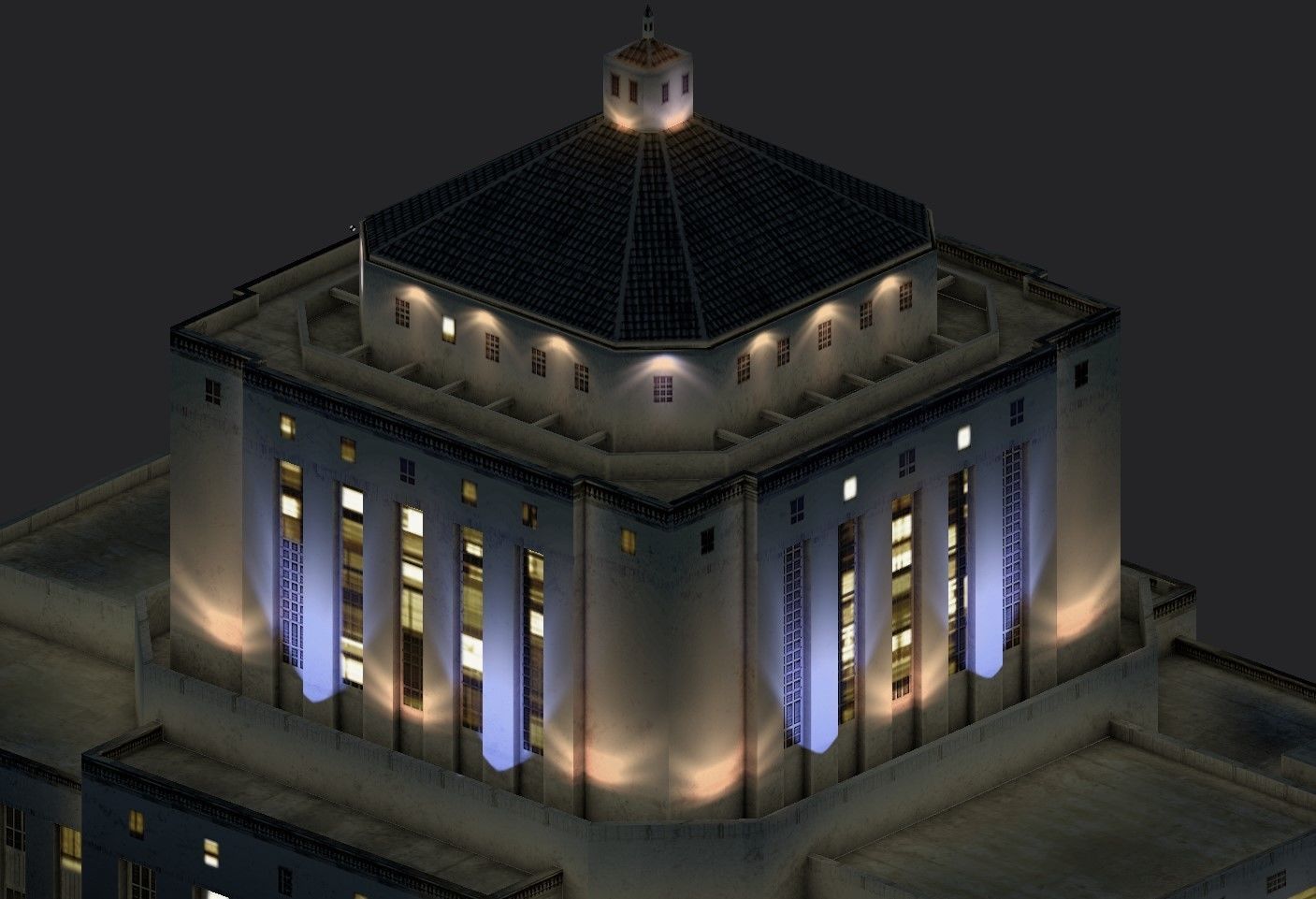 3D model Alameda County Courthouse VR / AR / low-poly | CGTrader