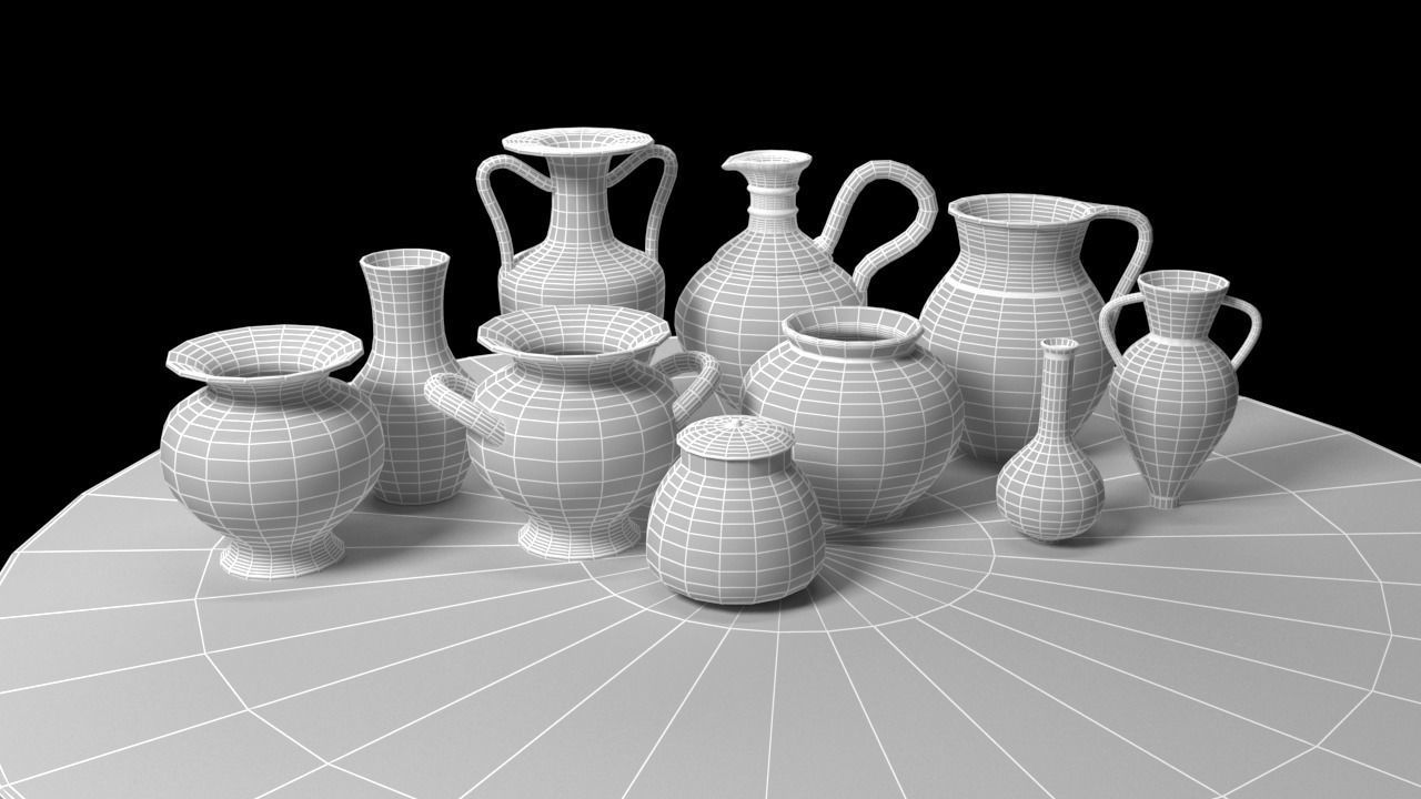 pot ancient 3D model | CGTrader