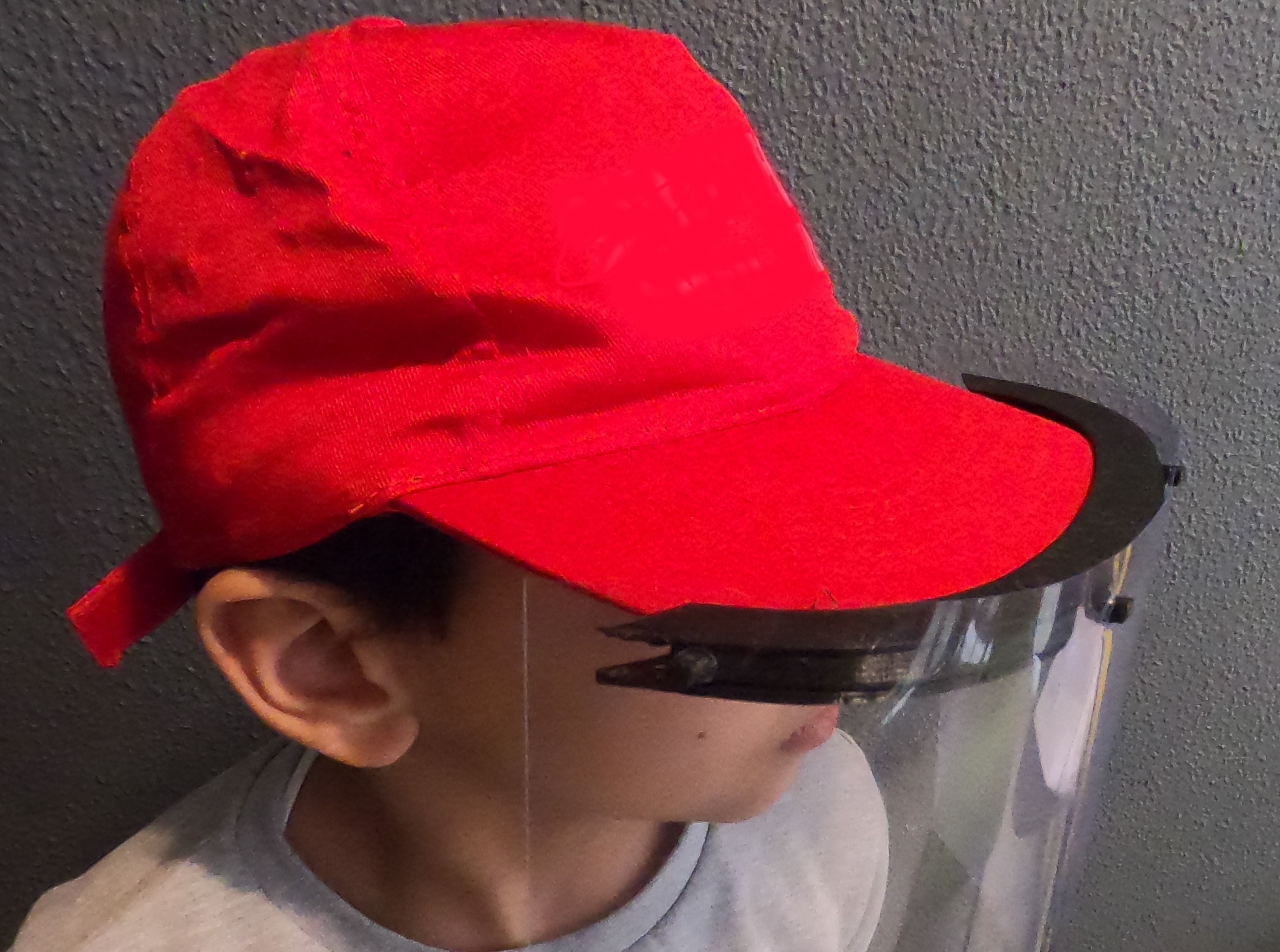 covid-19 cap Face Shield 3D model 3D printable | CGTrader