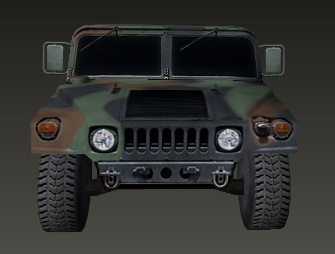 3D model Humvee low-poly 3d model VR / AR / low-poly | CGTrader