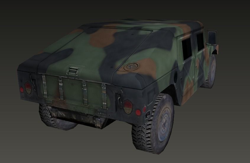 3D model Humvee low-poly 3d model VR / AR / low-poly | CGTrader