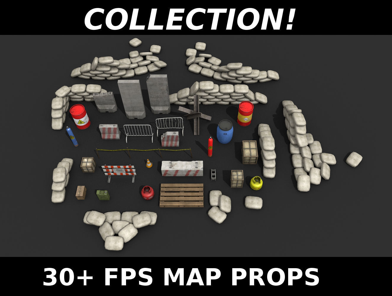 VR / AR ready FPS Map Props - Game Assets | CGTrader VR / AR ready FPS Map Props - Game Assets | CGTrader