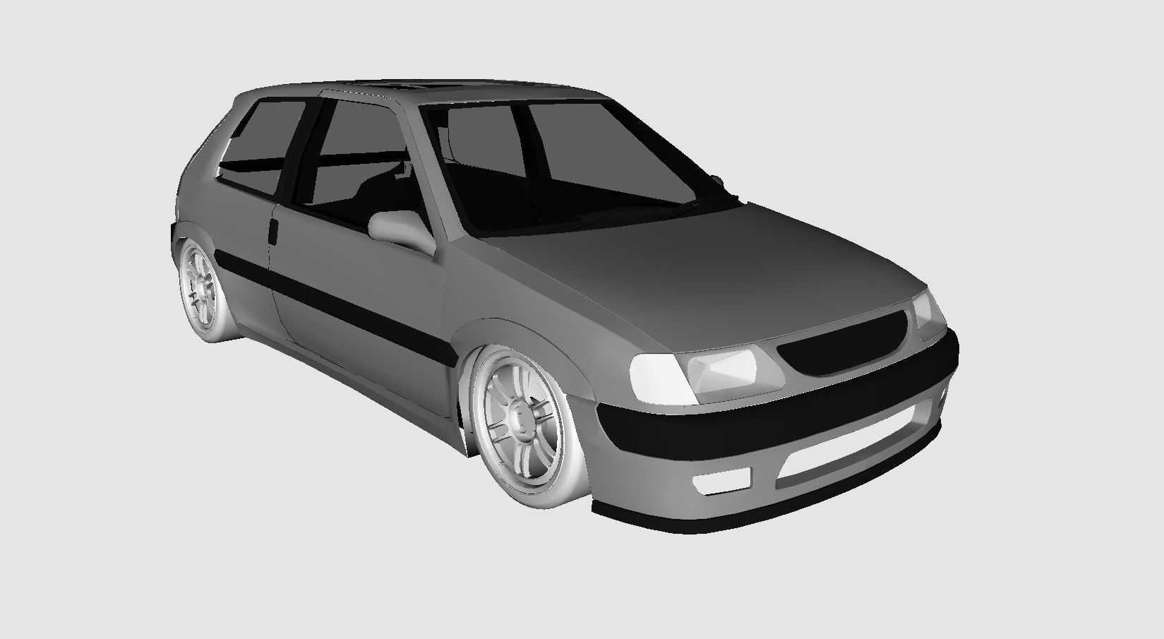 saxo vts 3D model | CGTrader