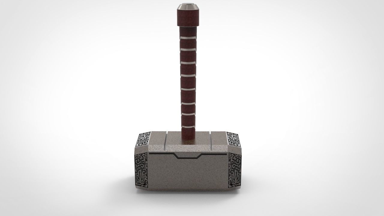 Mjolnir 3D model 3D printable | CGTrader