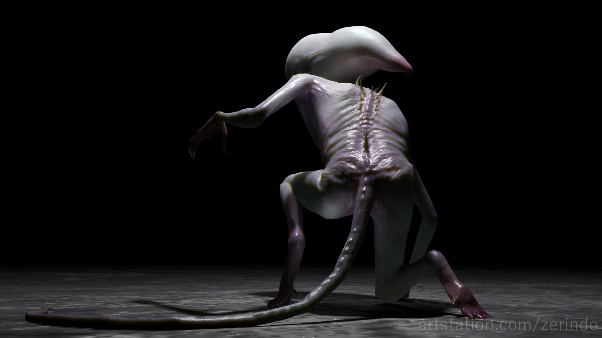 3D model Alien Covenant Neomorph 3D Model VR / AR / low-poly | CGTrader