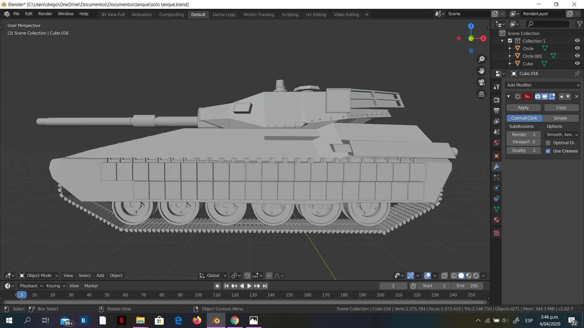 Tank 3D Military Vehicle Blender free 3D model | CGTrader