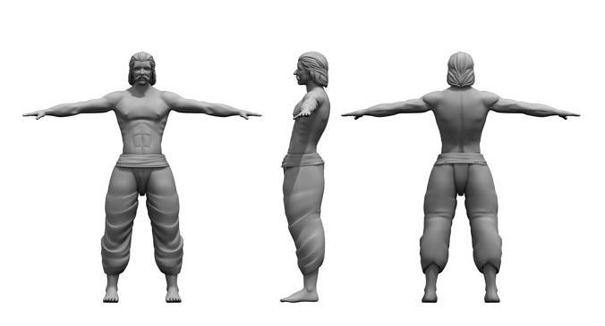 man 3d model final work 3D model | CGTrader