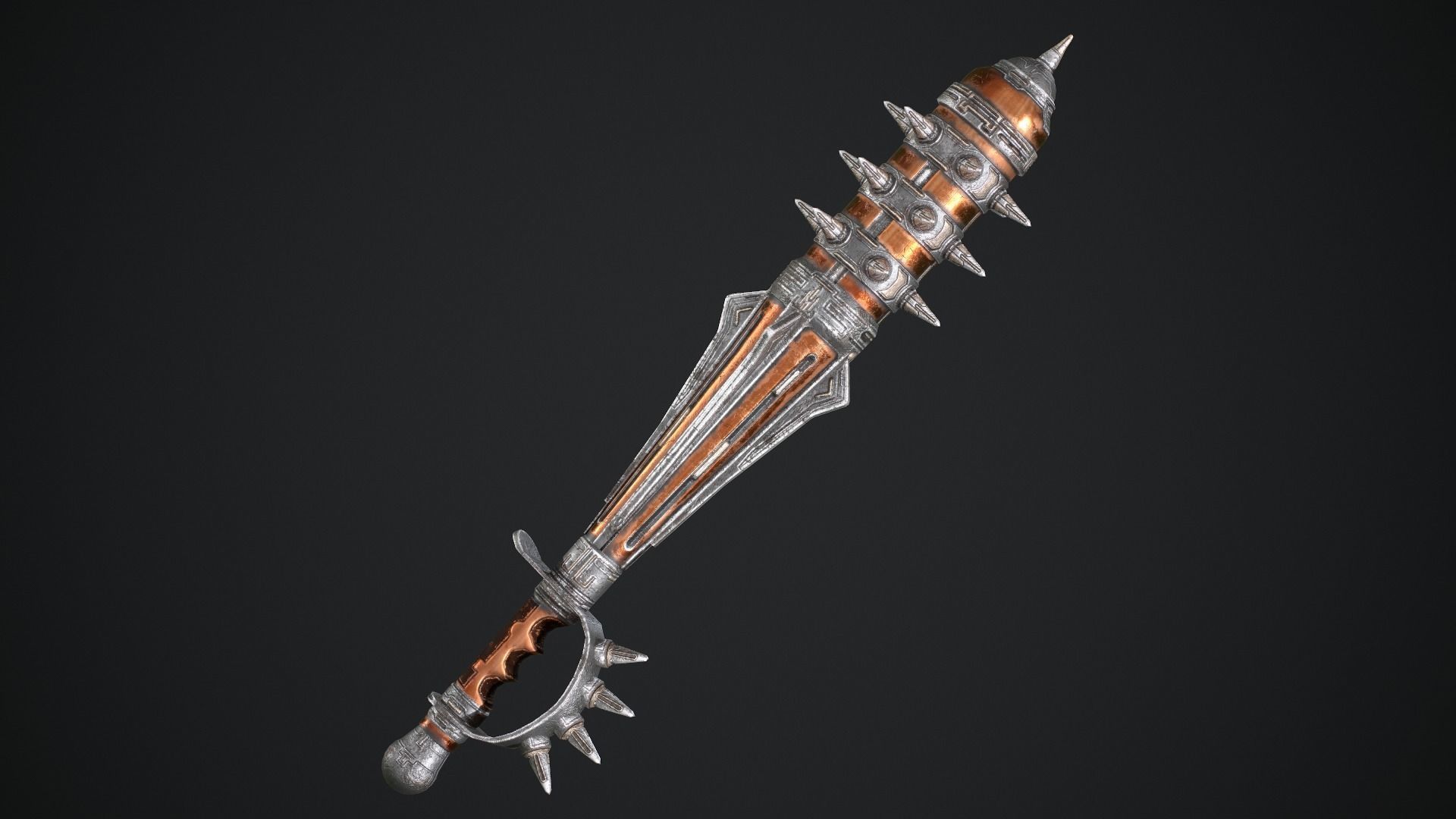 Battle mace 3D asset | CGTrader