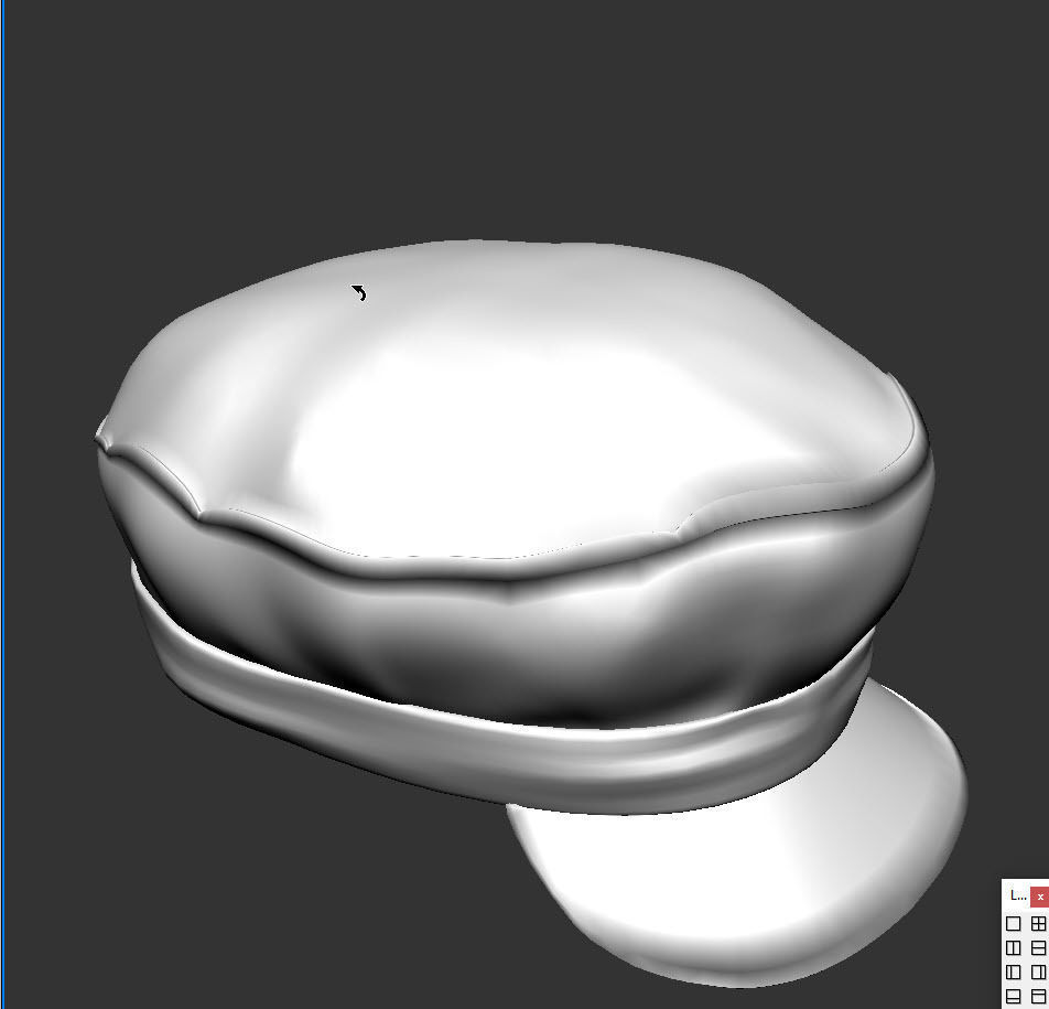 French Work Cap Package 3D model | CGTrader