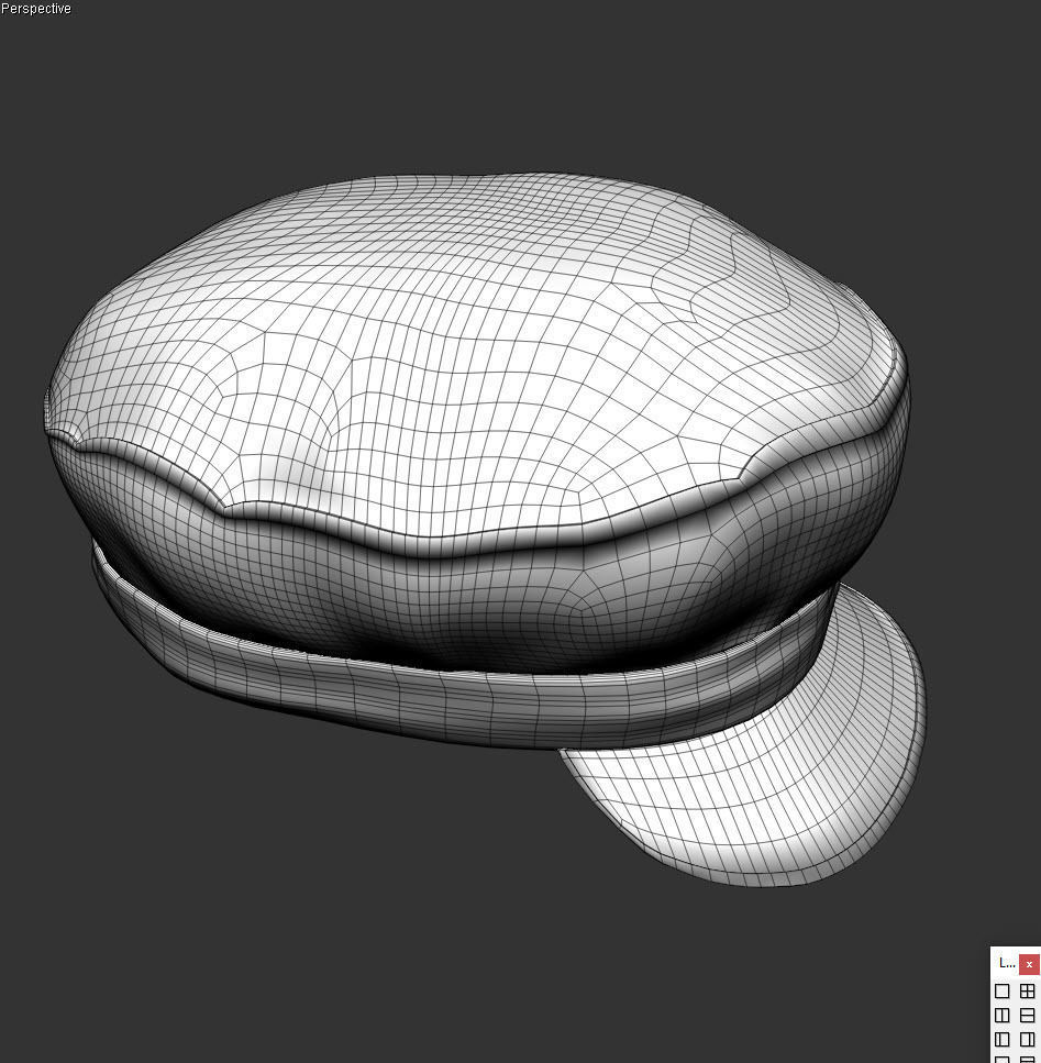 French Work Cap Package 3D model | CGTrader