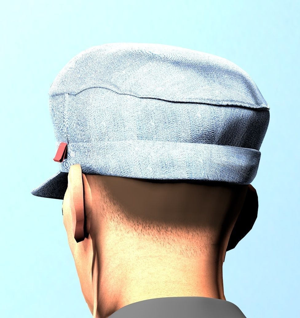 French Work Cap Package 3D model | CGTrader
