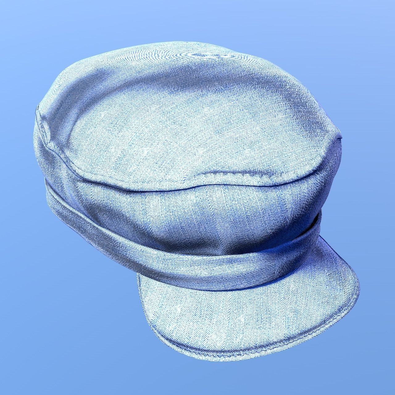 French Work Cap Package 3D model | CGTrader