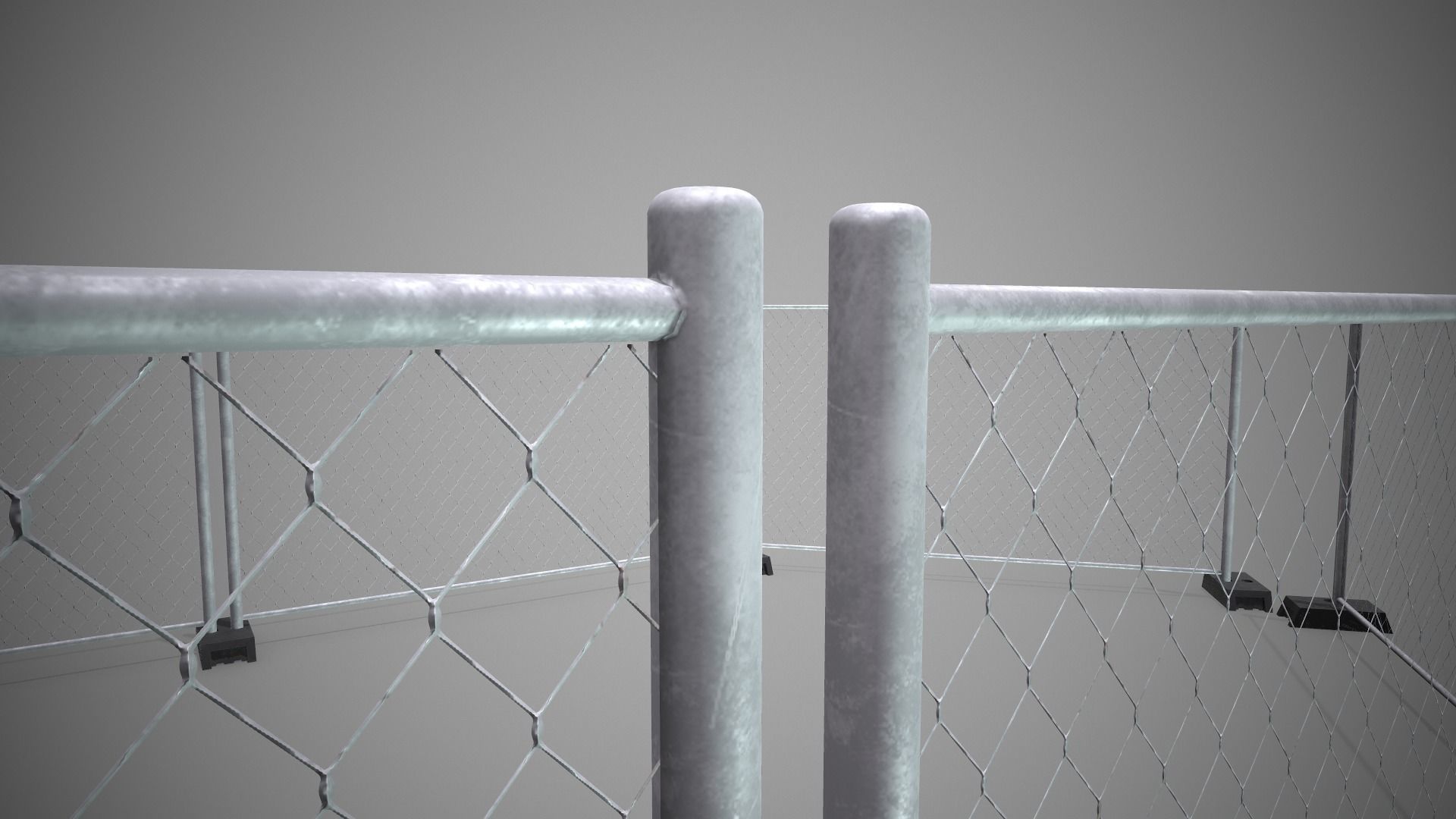 3D model Low poly Fence 01 PBR Game-ready VR / AR / low-poly | CGTrader