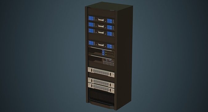 3D model Server 1A VR / AR / low-poly | CGTrader