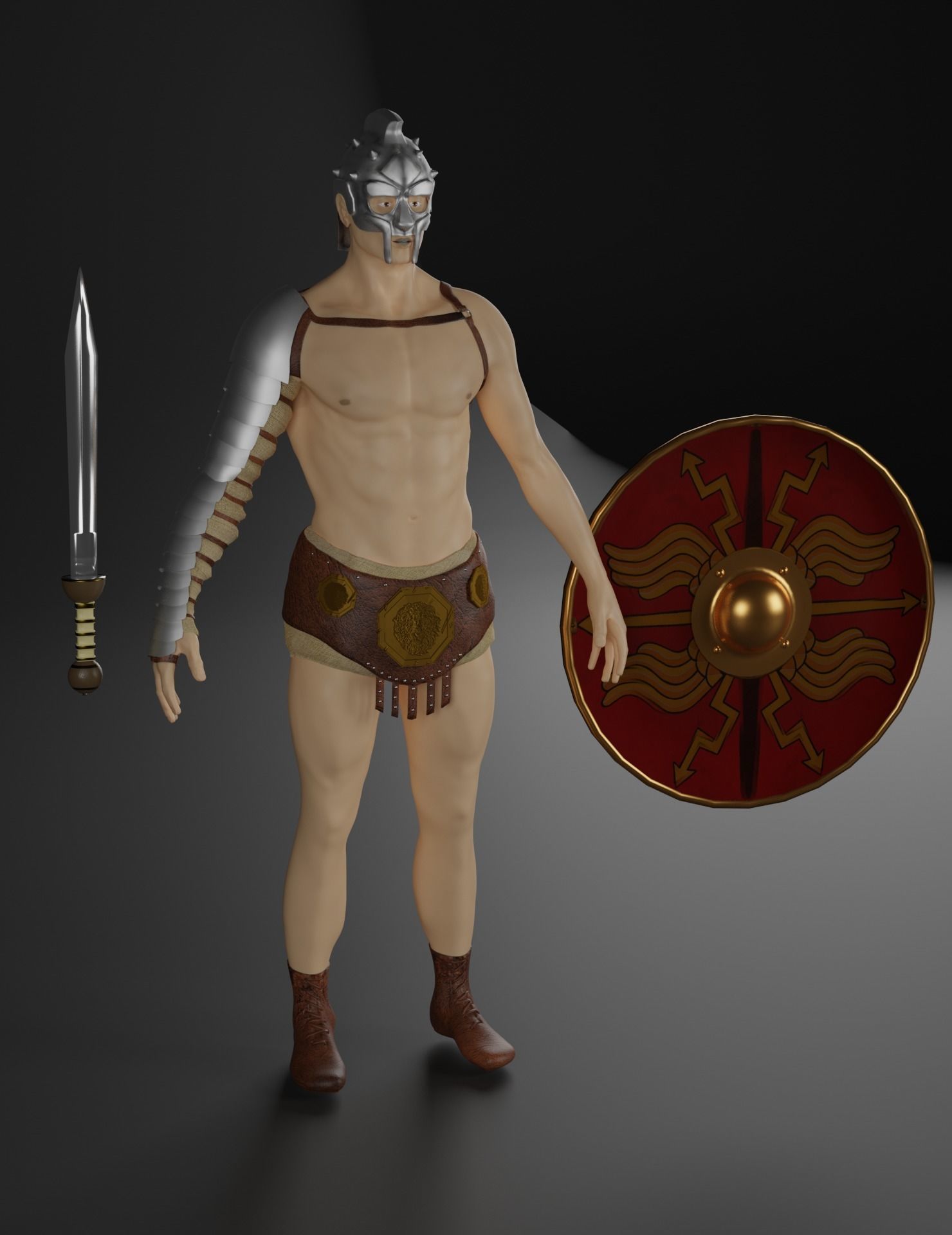 gladiator 3D model | CGTrader