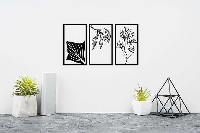 wall decor art 3D model 3D printable | CGTrader