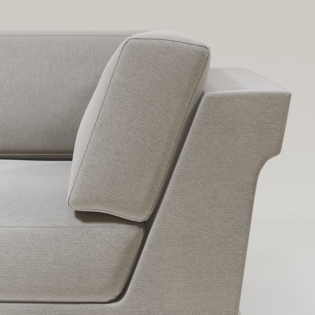 Patt Sofa Corner by Charles Tassin - Pierre Frey 3D model | CGTrader