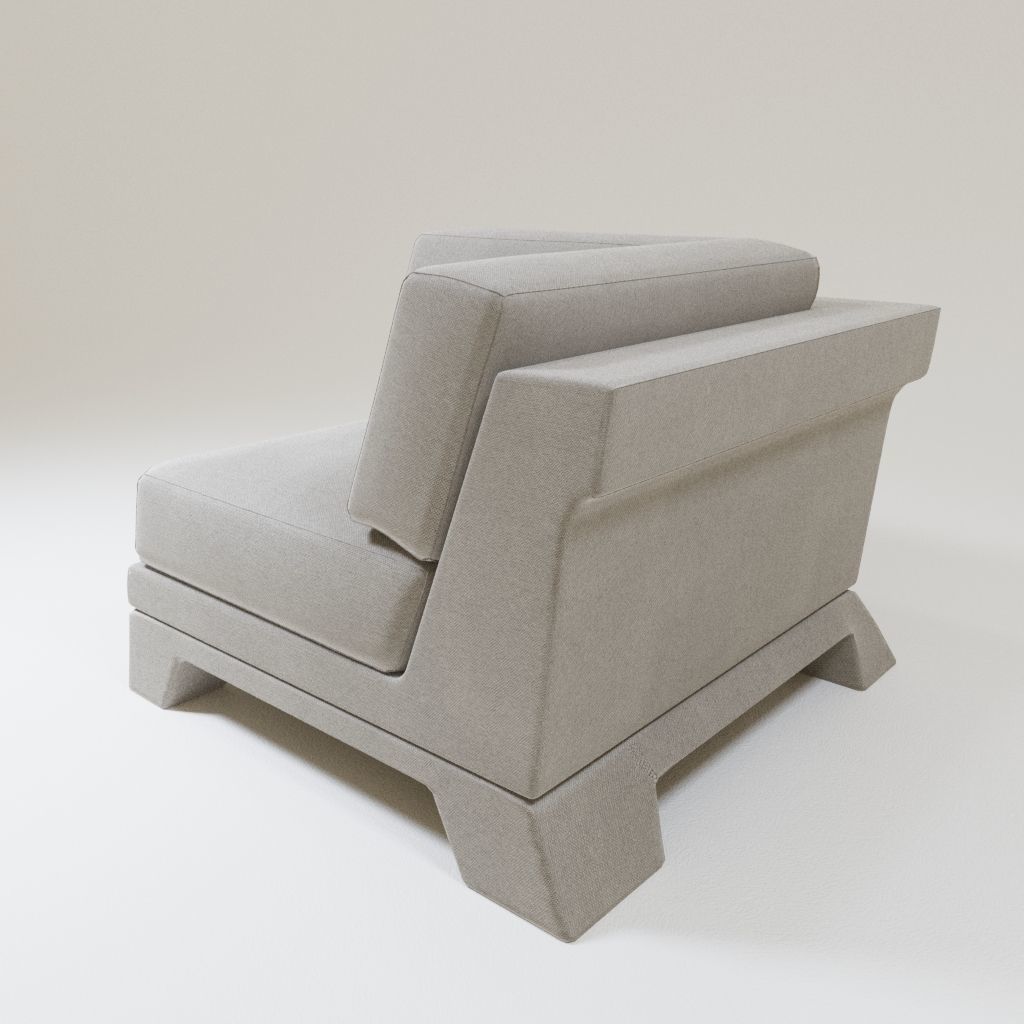 Patt Sofa Corner by Charles Tassin - Pierre Frey 3D model | CGTrader