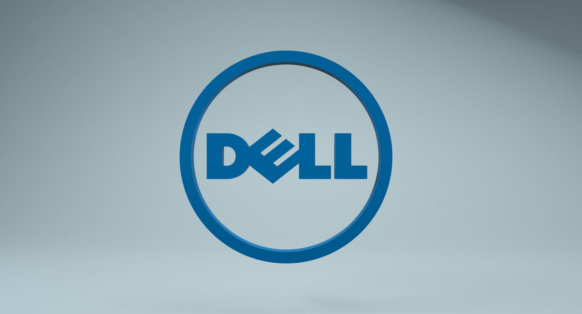 DELL 3D Logo free 3D model | CGTrader