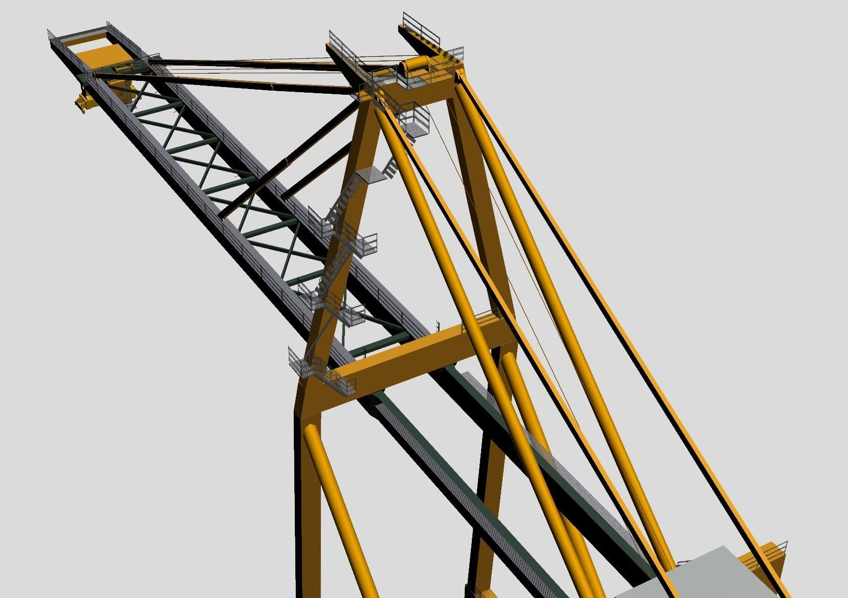 3D model STS CRANE VR / AR / low-poly | CGTrader