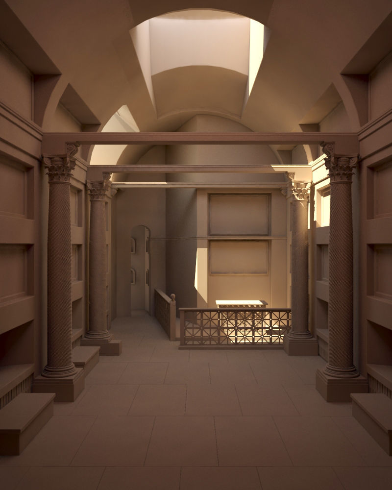 Rome Catacombs Cubicula 3D model | CGTrader