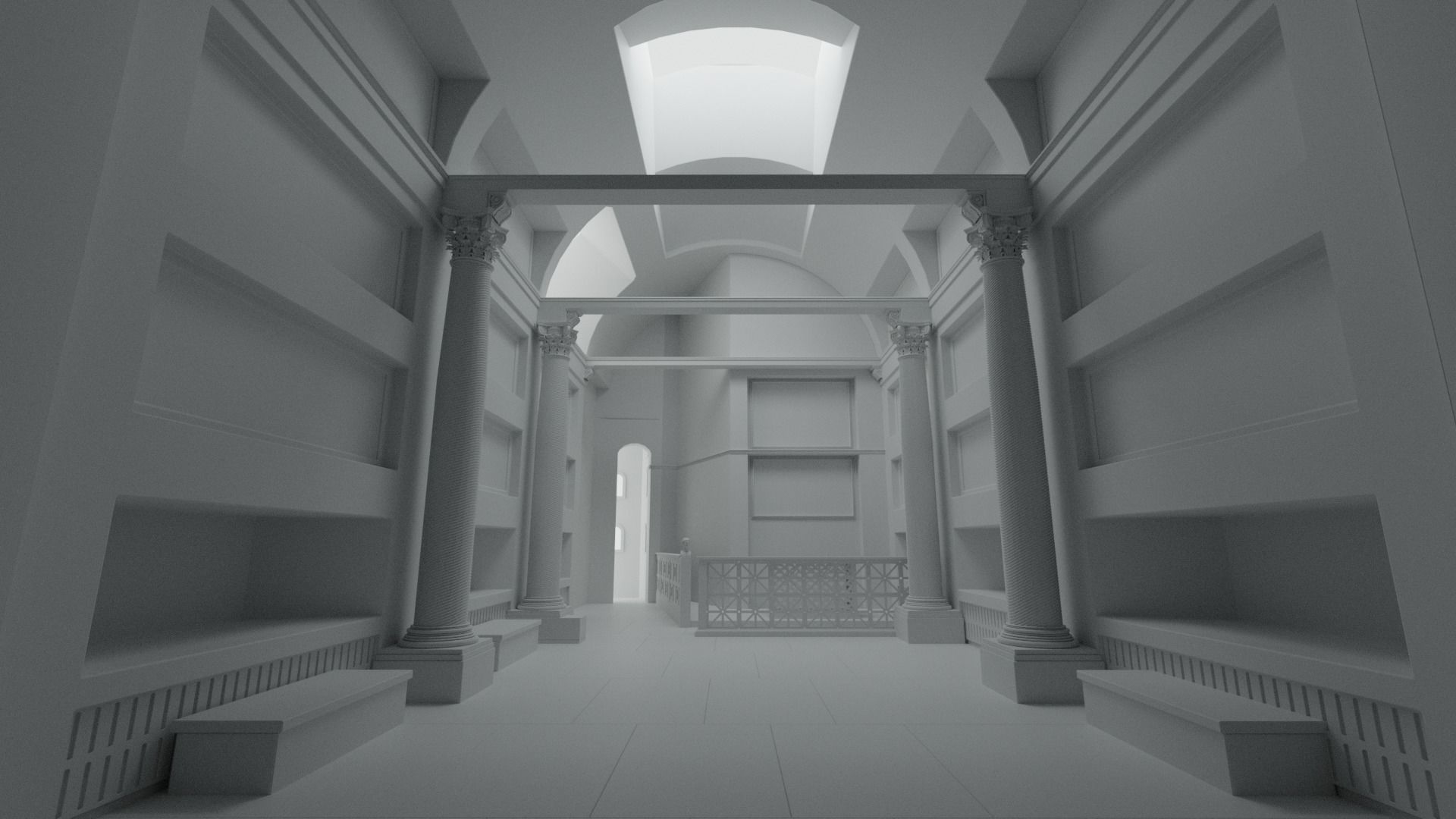 Rome Catacombs Cubicula 3D model | CGTrader