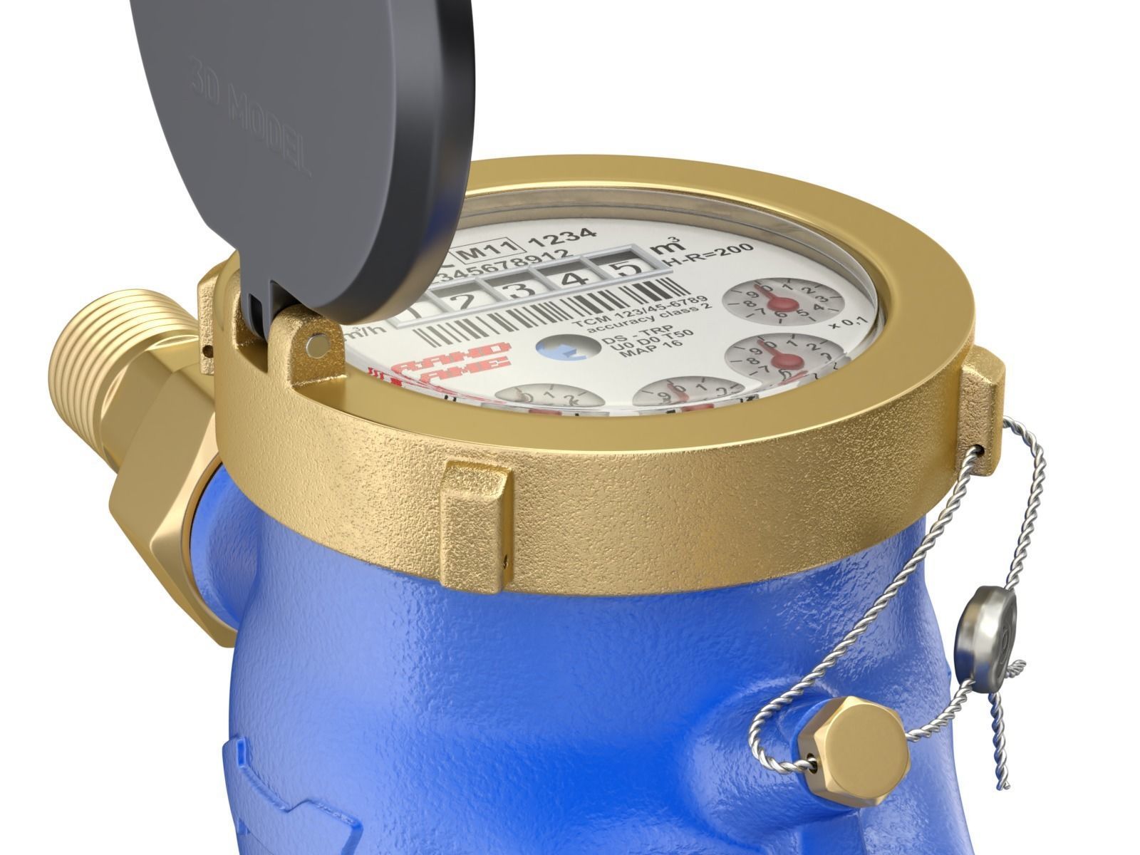 Water Meter 3D model | CGTrader