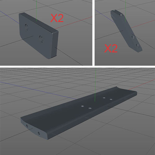 Aero kit 3D model 3D printable | CGTrader