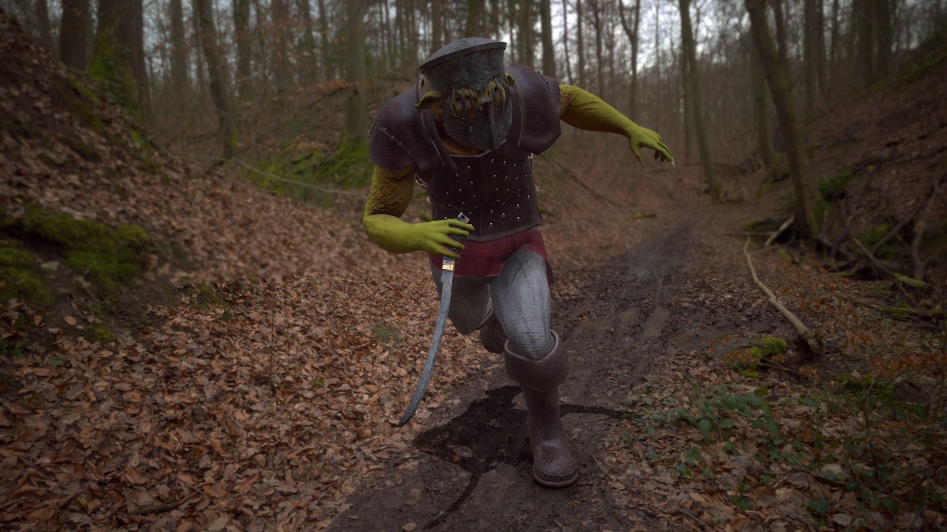 Ogre goblin 3D model rigged | CGTrader