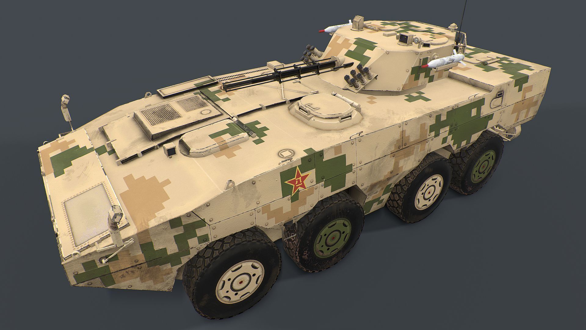 3D model ZBD 08 and ZTL 11 Pack VR / AR / low-poly | CGTrader