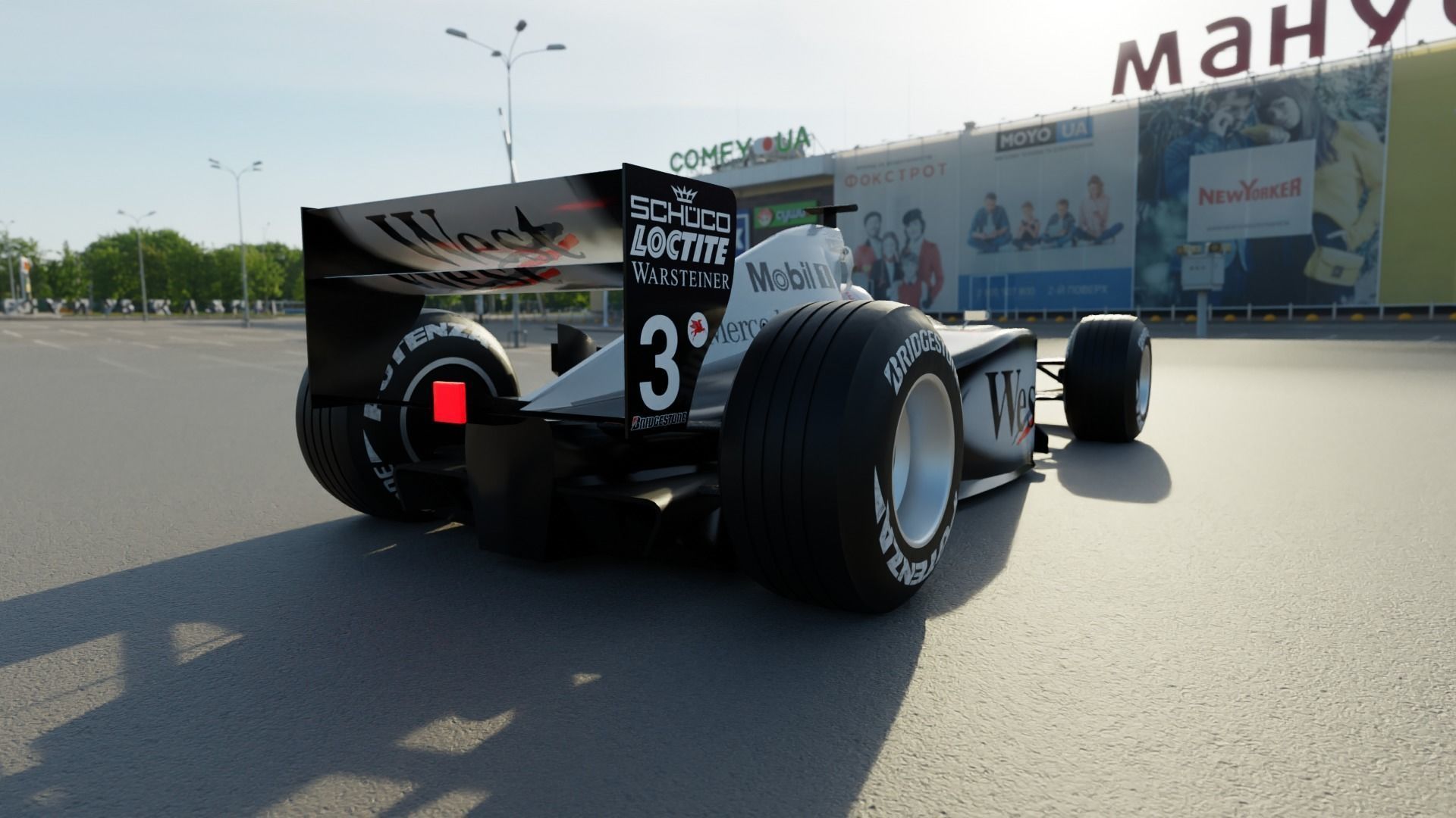 3D model McLaren MP4-16 VR / AR / low-poly | CGTrader