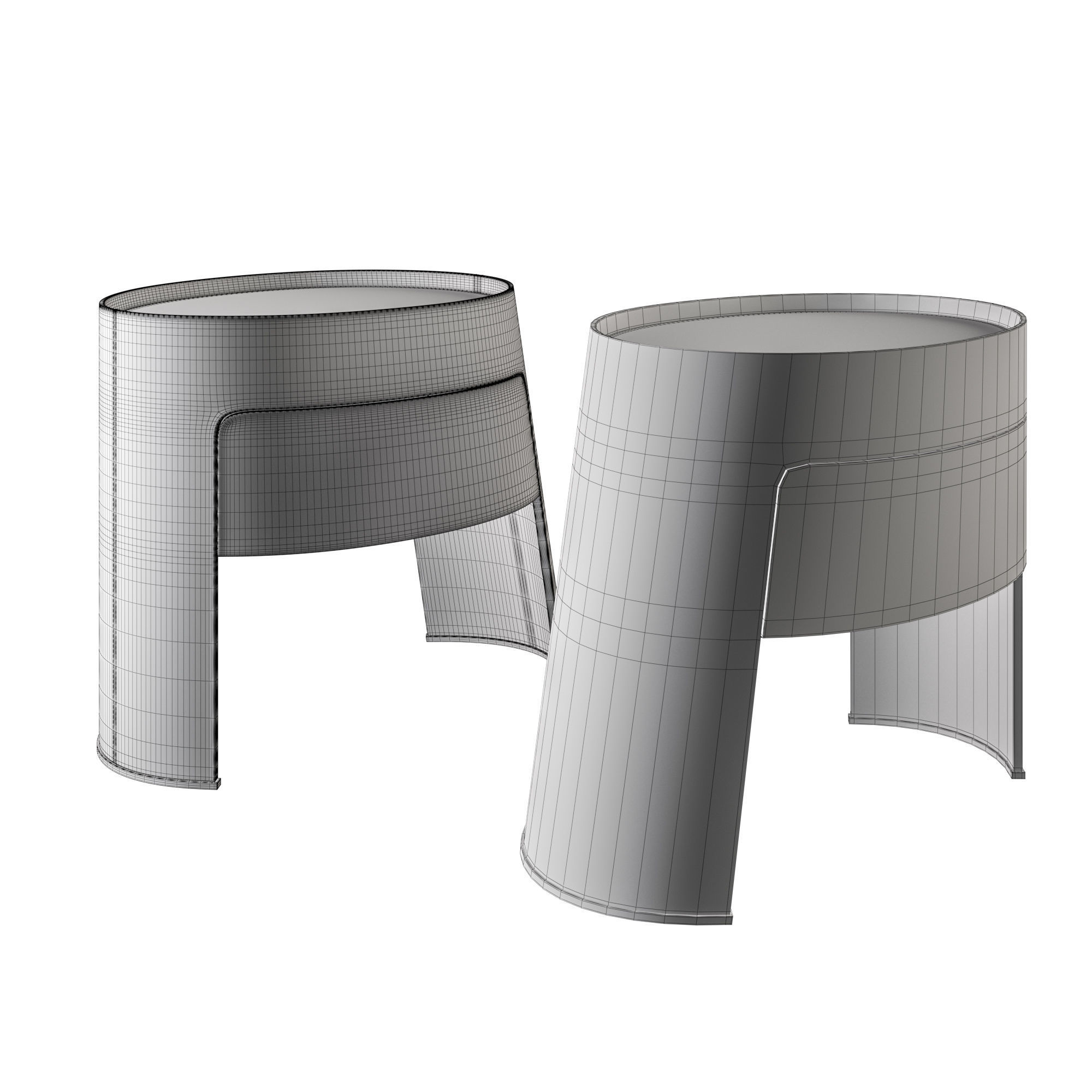 Morfeo Giorgetti Bedside Nightstand 3D model | CGTrader