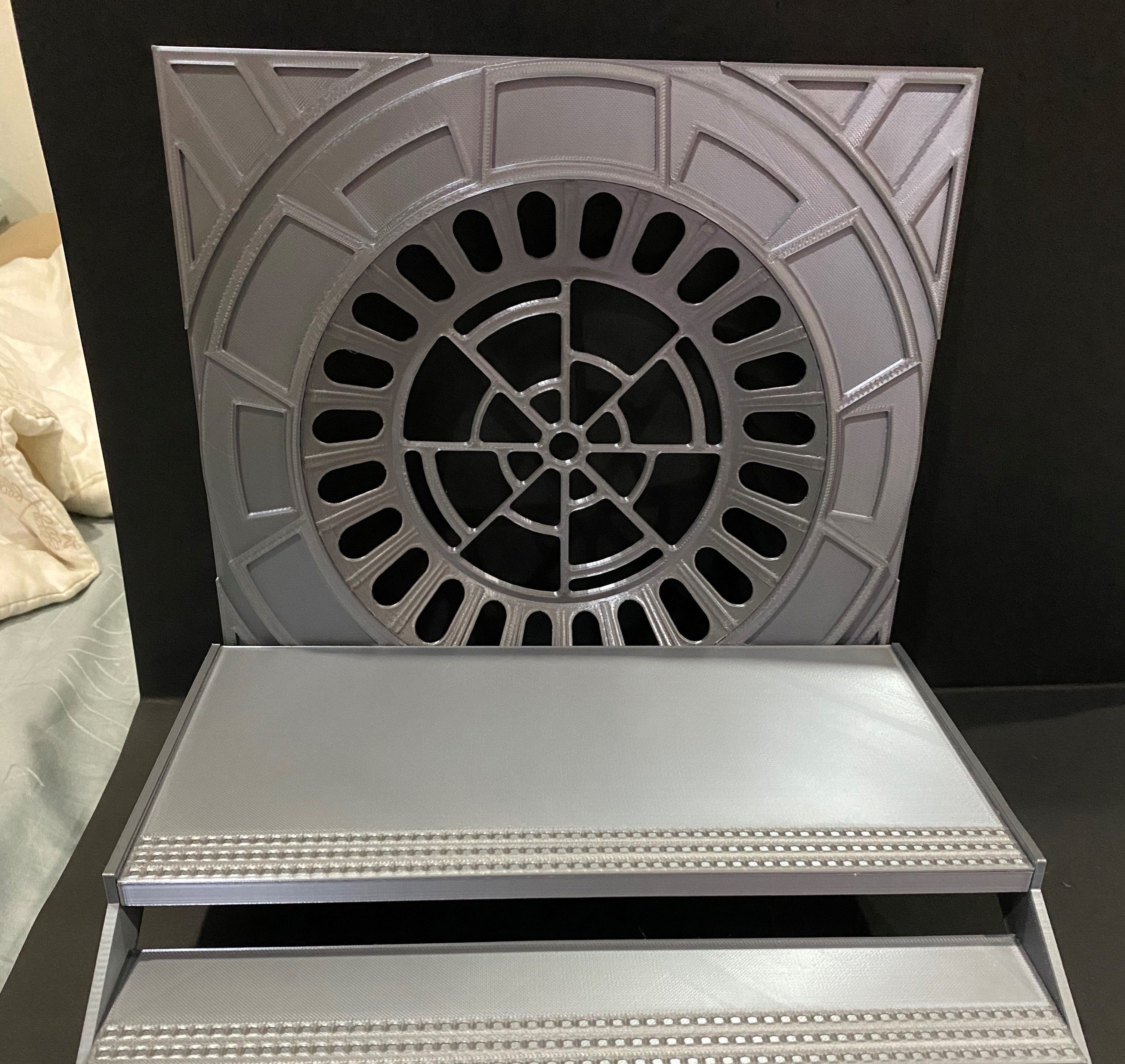 Death Star Emperor Throne Room Diorama Staircase 6 inch 3D model 3D ...