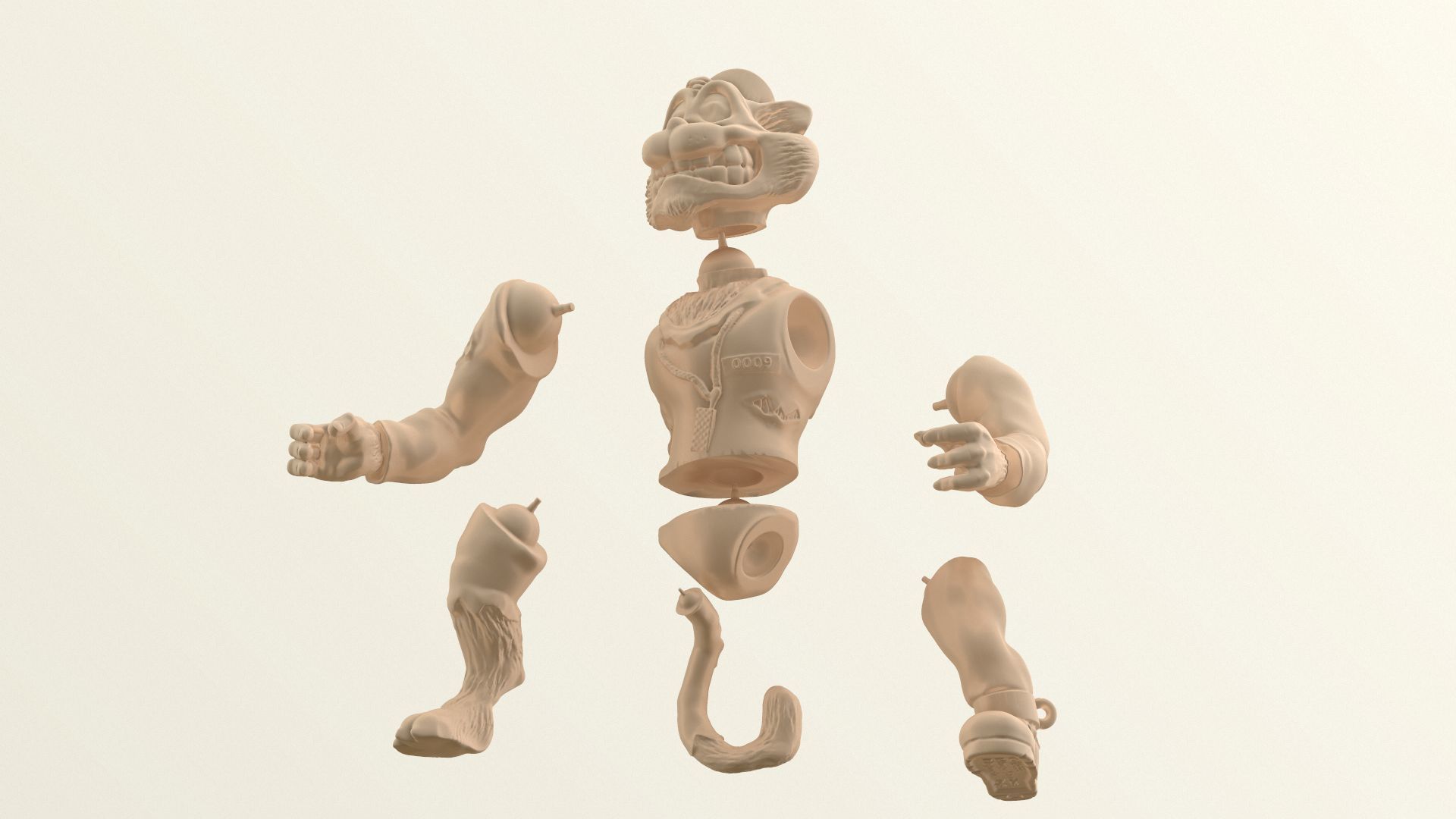 TMNT Scratch 3D Printable 3D model 3D printable | CGTrader