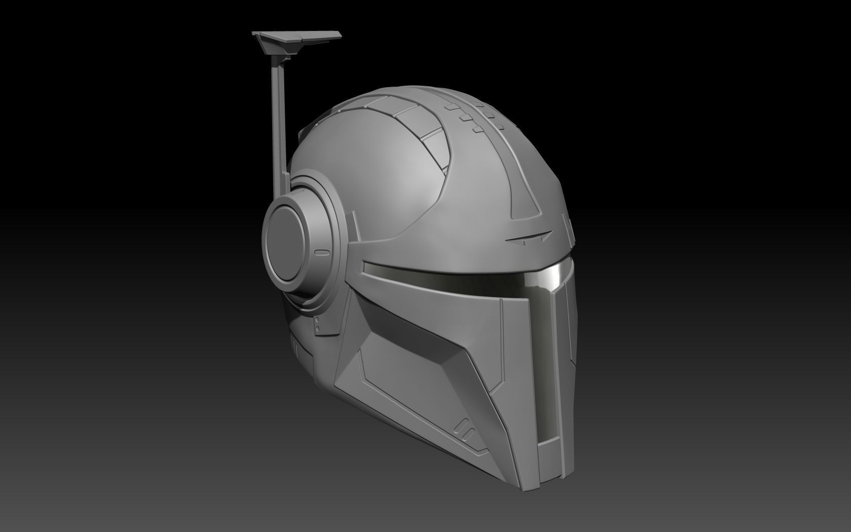 Mandalorian Helmet STALKER 3D model 3D model 3D printable | CGTrader