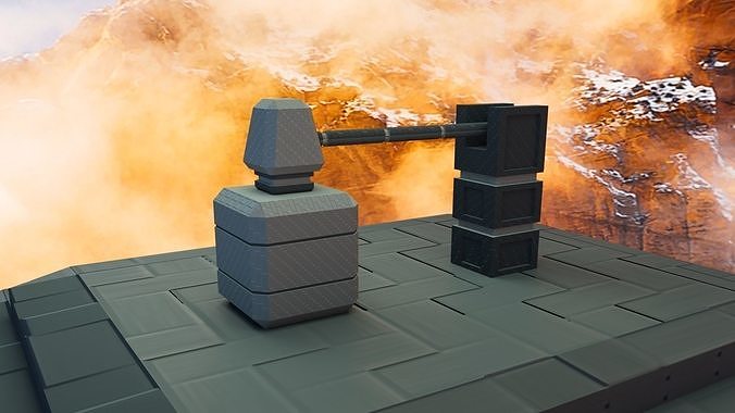 Animated Hammer For Games free VR / AR / low-poly 3D model animated ...