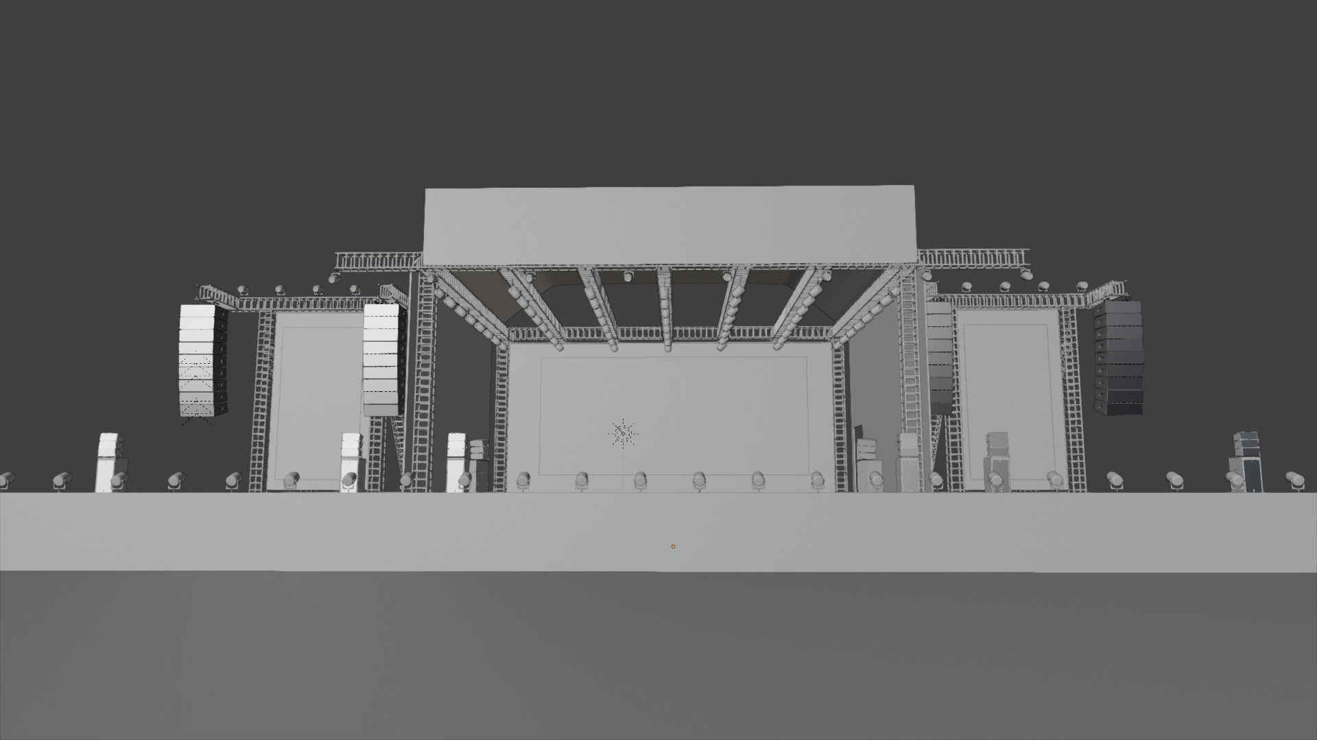 Concert Stage 3D model | CGTrader