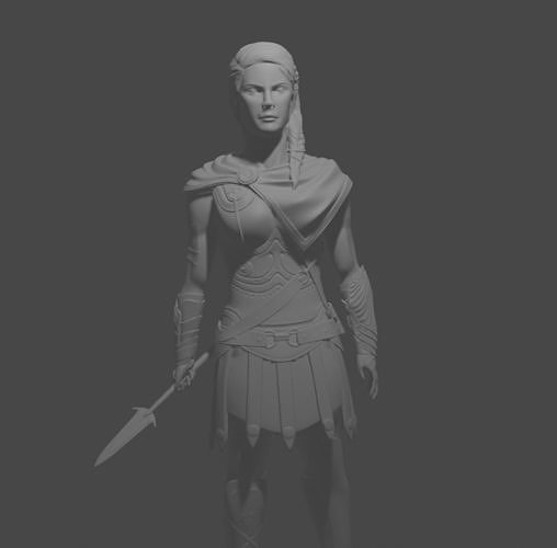 Kassandra Assassin s Creed 3D model 3D printable | CGTrader