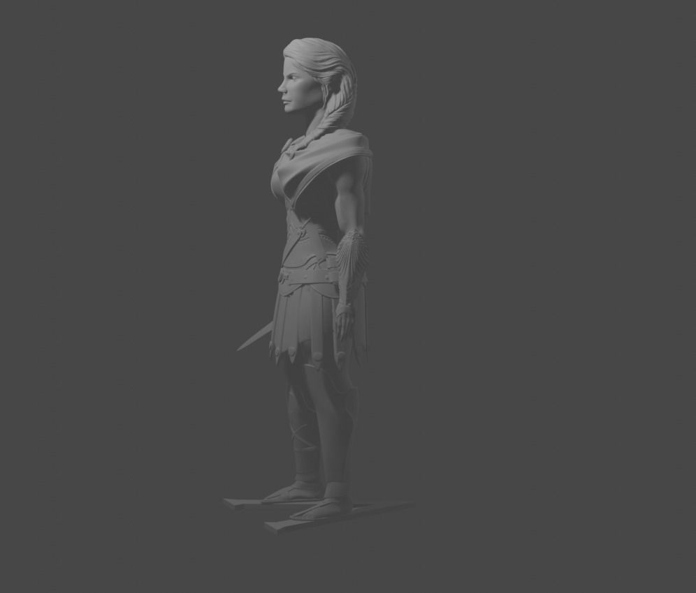 Kassandra Assassin s Creed 3D model 3D printable | CGTrader