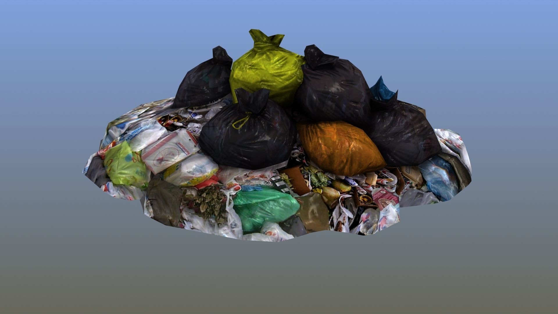 Trash Pile 3D model | CGTrader